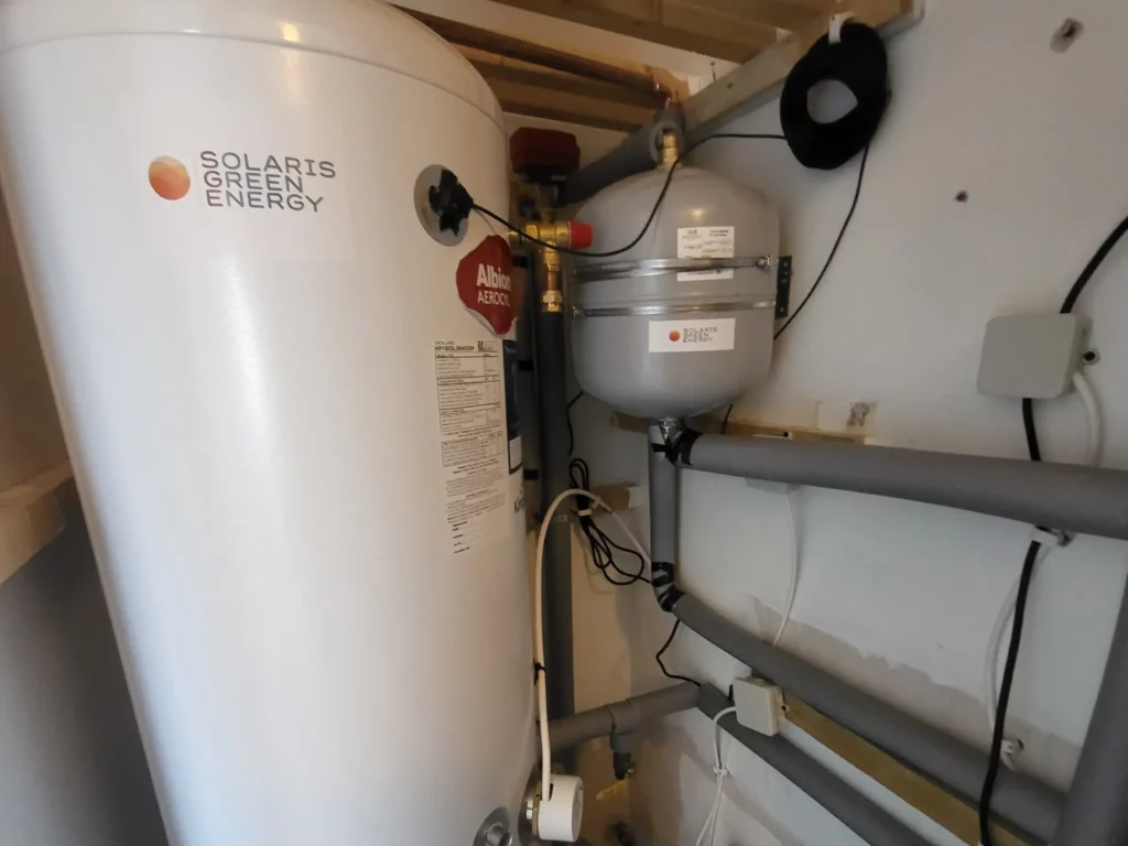 Heat pump and new hot press room - Solaris Green Energy